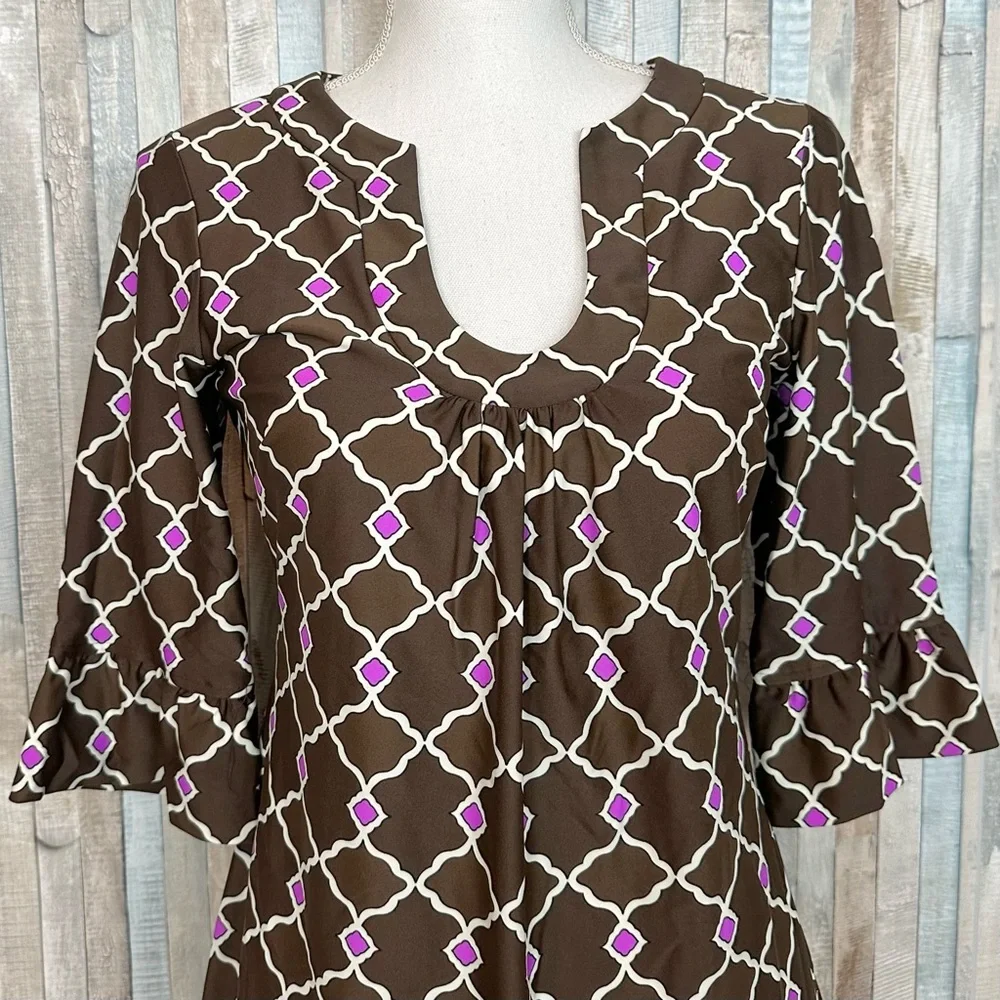 Jude Connally | Dresses | Jude Connally S Trellis Print Nancy Stretch ...